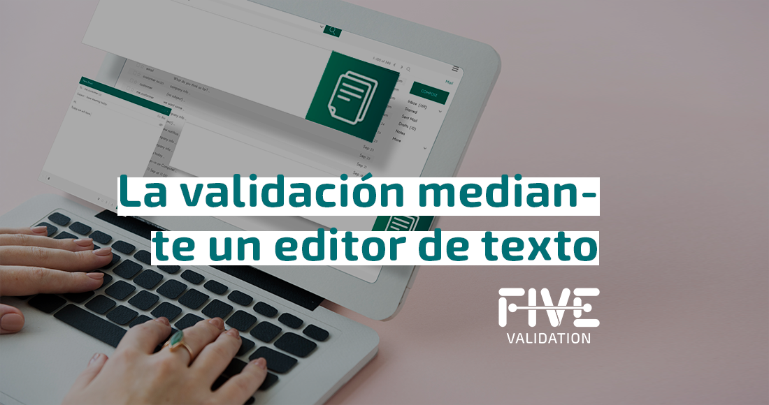 La validación mediante un editor de texto – FIVE Validation